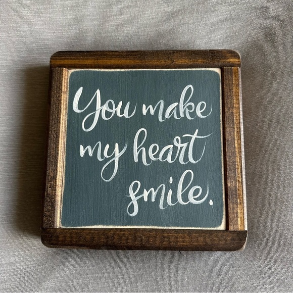 Handmade | Accents | Allison Marie Designs You Make My Heart Smile ...